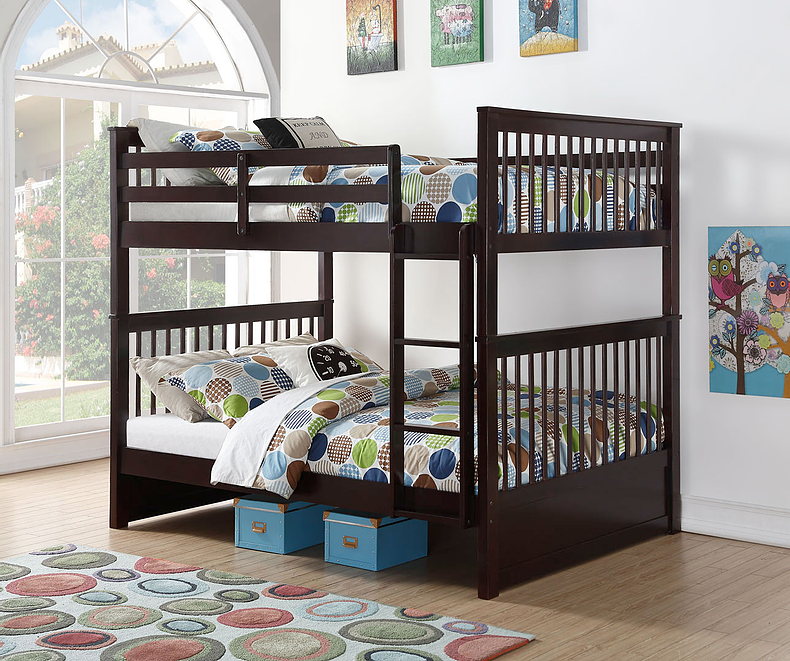 Double bunk bed size store
